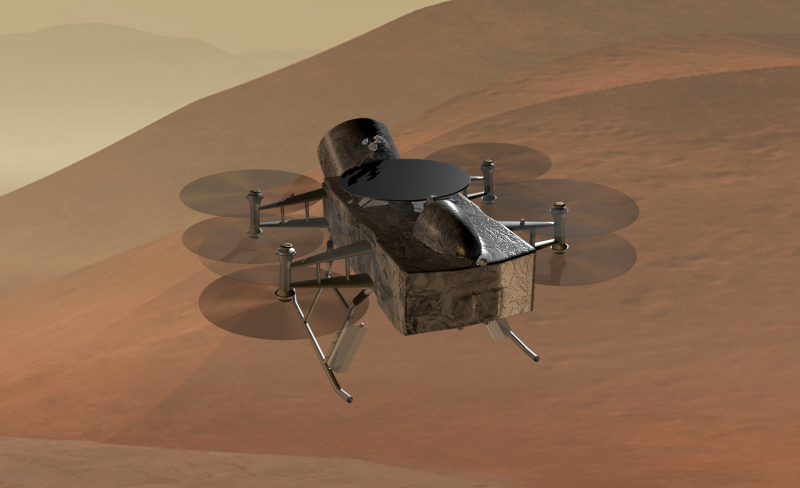 Dragonfly, dron pre Saturnov mesiac Titan | pc.sk